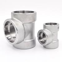 China ASME B16.11 Standard Hot-Dip Galvanized Socket Tee DN50 6000LB for sale