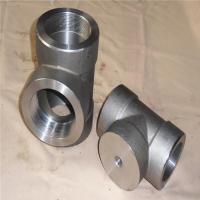 China ASME B16.11 Standard Hot-Dip Galvanized Socket Tee DN50 6000LB for sale