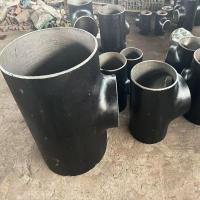 China Thick Walled Tee Equal Diameter Reducing Tee 12Cr1MoVG Alloy Steel Tee for sale