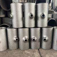 China Thick Walled Tee Equal Diameter Reducing Tee 12Cr1MoVG Alloy Steel Tee for sale