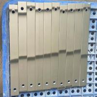 China Rectangle Shape Aluminum Copper Iron Steam Blowing Target Plate for sale
