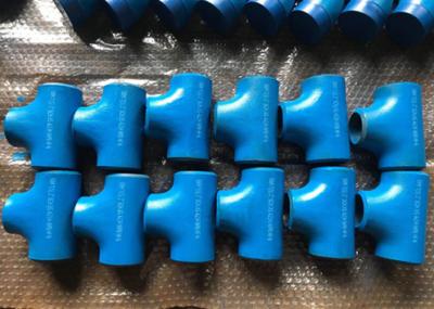 China ANSI B16.9 API 5L X52 TR Pipe Fittings Tees , Equal Tee Pipe Fitting for sale