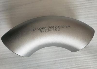 China Stainless Steel 90 Degree Elbow DN15 A403 0.5 Inch Pipe Fittings Butt Weld for sale