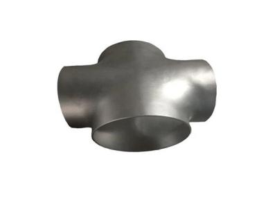 China Stainless Steel Pipe Cross 12 Inch ASME B16.9 DIN 2615 Equal Cross Fitting for sale