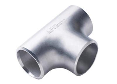 China ASME B16.9 Stainless Steel Butt Welding Tee SCH5 24 Inch Equal Reducing Pipe Fitting for sale