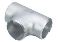 China ASME B16.9 Stainless Steel Butt Welding Tee SCH5 24 Inch Equal Reducing Pipe Fitting for sale