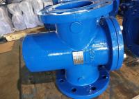 China Carbon Steel T Type Strainer PN16 DN600 Blue Filter for Small Equipment for sale