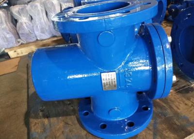 China Carbon Steel T Type Strainer PN16 DN600 Blue Filter for Small Equipment for sale