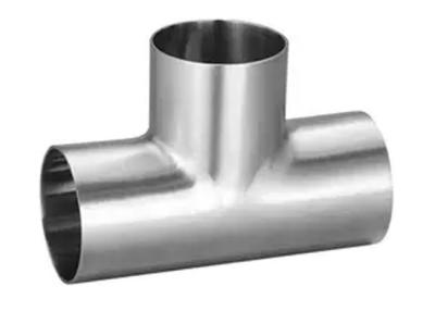 China 10 Inch 304 Stainless Steel Reducing Tee Pipe Fitting Welding Tee 2 Inch Branch for sale