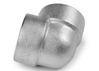 China ASME B16.11 3000LB Forged Steel Threaded 90 Degree Elbow Stainless Steel Pipe Fitting for sale