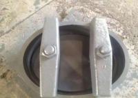 China WP304 Stainless Steel Manhole Flange 600mm Diameter for Boiler Tank Maintenance for sale