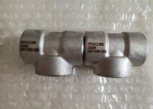 China MSS SP-83 CL3000 Forged Pipe Fittings Tee 1/2-4 Inch BSP Stainless Steel for sale