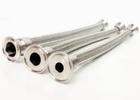China 4 Inch Welded DN20 Braided Flexible Metal Hose Stainless Steel 500C 25 Bar for sale