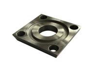 China SCH40 PN400 Rectangular 4 Bolt Forged Steel Flanges , Hydraulic Square Flanges for sale