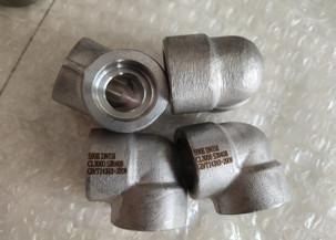 China A105 90 Degree CL3000 Forged Carbon Steel Threaded Pipe Elbow 1/2 inch for sale