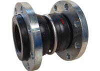 China EPDM Flexible Rubber Expansion Joint Flanged Connector DN32-700 1.0-2.5 Mpa for sale