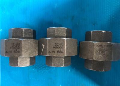 China A105 Forged Steel Threaded Union 3000LB NPT Pipe Fittings 3/4 Inch for sale