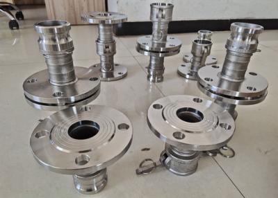 China F304 Stainless Steel C Type Flange Quick Coupling 1/2-6 Inch Fluid Pipe Connection for sale