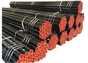 China ASTM A106 API 5L Grade B Seamless Carbon Steel Pipe 21mm OD 2mm WT Black Round for sale