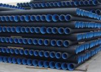 China SN4 18 Inch 1mm HDPE Double Wall Corrugated Pipe Wear Resistant Drainage for sale