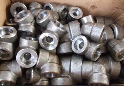 China ASTM A105 Carbon Steel 3000lb Socket Weld 90 Degree Elbow 1-1/2 Inch for sale