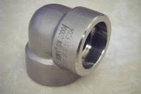 China ASTM A105 Carbon Steel 3000lb Socket Weld 90 Degree Elbow 1-1/2 Inch for sale