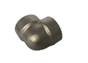 China 2500lbs Forged Pipe Fittings FF Facing Stainless Steel 90 Degree Elbow 1/2-48 Inch for sale