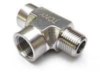 China Ss304 Ss316 High Pressure 10000psi Threaded Pipe Tee for sale
