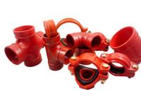 China Ductile Iron Grooved Pipe Fitting Tee Elbow Flange for sale