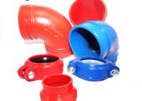 China Ductile Iron Grooved Pipe Fitting Tee Elbow Flange for sale