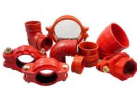 China Ductile Iron Grooved Pipe Fitting Tee Elbow Flange for sale