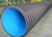 China DN160 8 Inch Double Wall Corrugated Hdpe Drain Pipe for sale