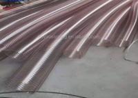 China Large Diameter Transparent Steel Wire Hose 5 to 10 Inch Pressure Resistant Wear Resistant PU Pipe for sale