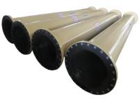 China Dn600 Slurry Uhmwpe Mining Rubber Lined Steel Pipe for sale