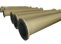China Dn600 Slurry Uhmwpe Mining Rubber Lined Steel Pipe for sale