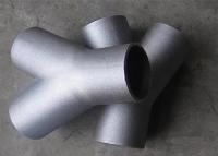China Pipeline Y - Shaped Butt Welded Tee Pipe Fittings for sale