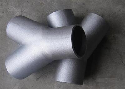 China Pipeline Y - Shaped Butt Welded Tee Pipe Fittings for sale