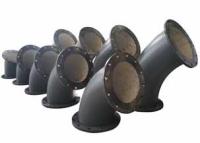 China Alumina Ceramic Lining 88hra Wear Resistant Pipe for Cement Industry 300mm for sale