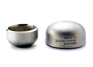 China ASME B16.9 316L SCH40S Stainless Steel Weld Cap Pipe Fitting 1/2 to 20 Inch for sale