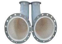 China Alumina Ceramic Lined Elbow Pipe ASTM A106 CE API Wear Resistant 600°C for sale