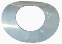 China Q245R DN1000 DN500 10mm Saddle Shaped Reinforcement Ring for Pressure Vessel for sale