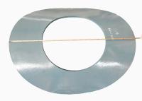 China Q245R DN1000 DN500 10mm Saddle Shaped Reinforcement Ring for Pressure Vessel for sale