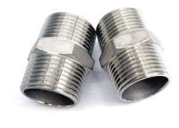 China Barrel Nipple NPT / BSP Stainless Steel Threaded Coupling Quick Connect for sale