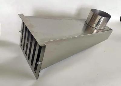 China 316 Stainless Steel Siphon Rainwater Bucket Side Drain Round Mouth 100mm for sale