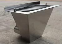 China 316 Stainless Steel Siphon Rainwater Bucket Side Drain Round Mouth 100mm for sale