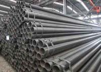 China Q345 Sch40 ERW Carbon Steel Pipe 21.3mm-610mm OD Black Round 0.6mm for sale