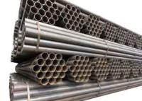 China Q345 Sch40 ERW Carbon Steel Pipe 21.3mm-610mm OD Black Round 0.6mm for sale