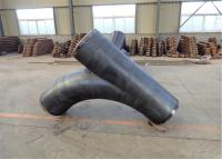 China A106B 30 Degree Y Shaped Oblique Pipe Fitting Tee Customizable Carbon Steel for sale