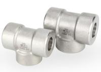 China ASME B16.11 Socket Weld Tee 3000LB 6000LB Stainless Steel 304 316 High Pressure Pipe Fitting for sale