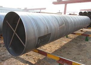 China Penstock Api Large Diameter Astm A252 Ssaw Spiral Steel Pipe for sale